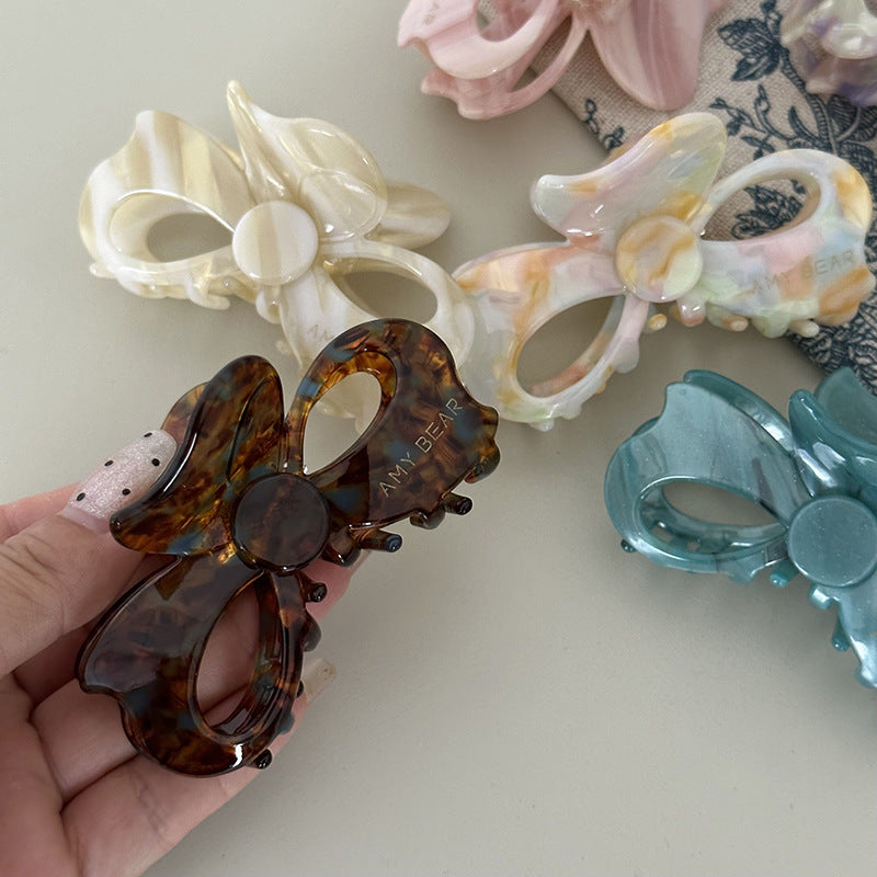 Coquette Bow Claw Clip – Girly Bow Claw Hair Accessories – Tristar Boutique
