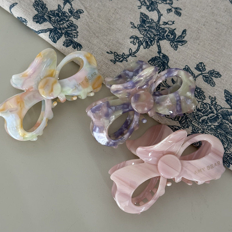 Coquette Bow Claw Clip – Girly Bow Claw Hair Accessories – Tristar Boutique