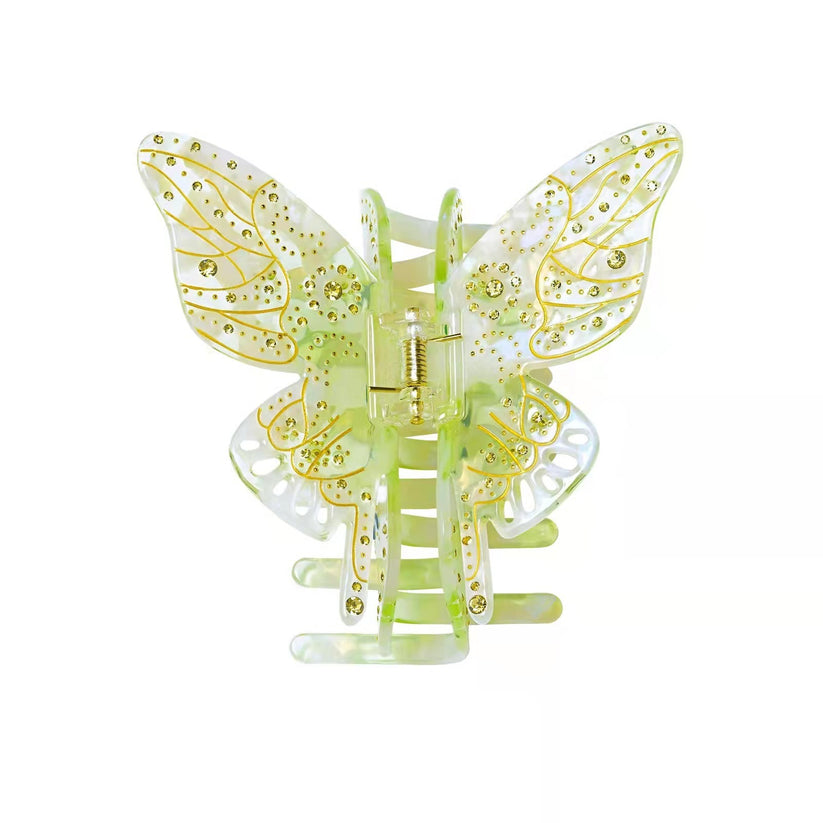 Rhinestone Fairy Butterfly Claw Clip | Cute and Giryl Hair Clip ...