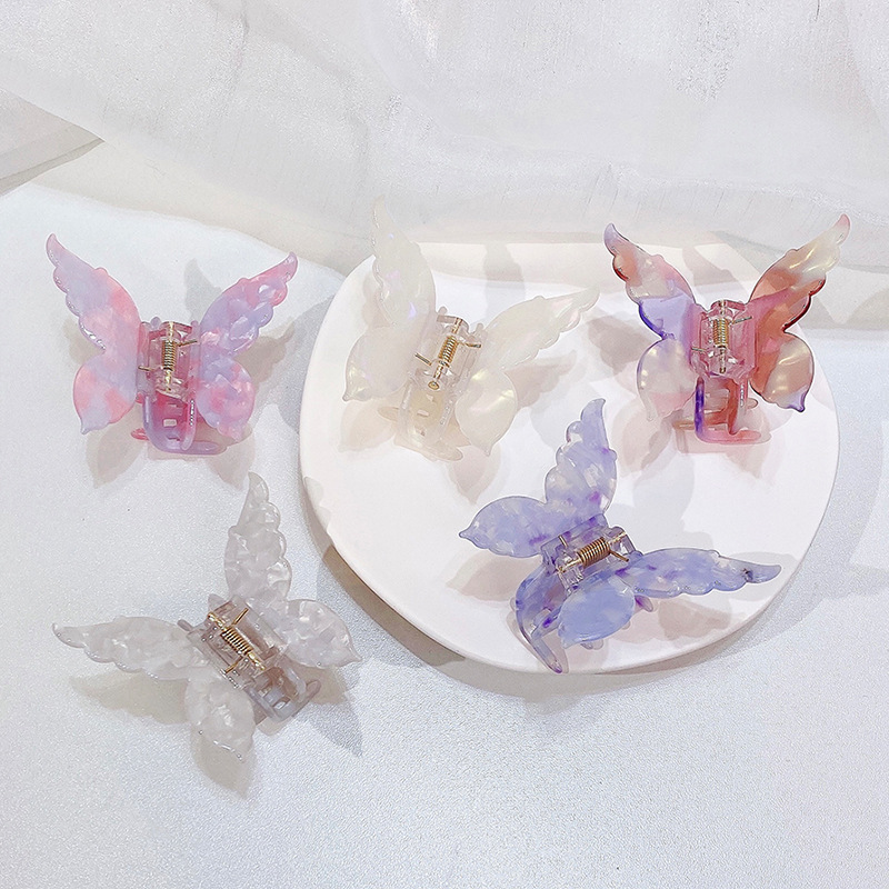 Marble Butterfly Claw Clip | Marble Hair clips | Tristar Boutique