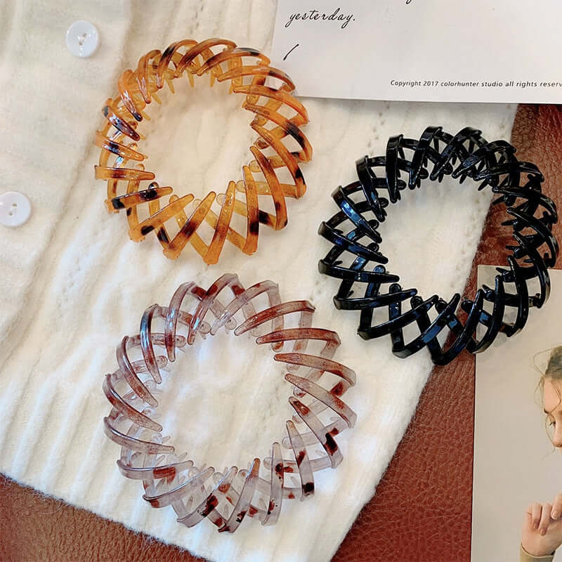 Magic Hair Clip - Create Endless Hairstyles with Unique Circular Hair ...