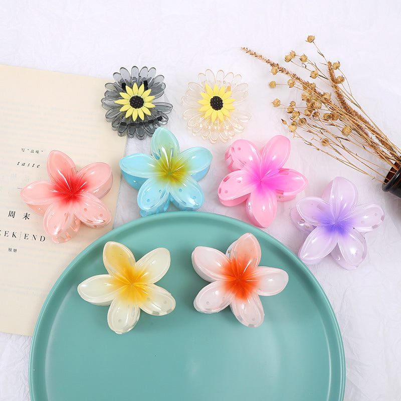 Vibrant Tropical Flower Claw Clips | Unique Hair Accessories | Tristar ...