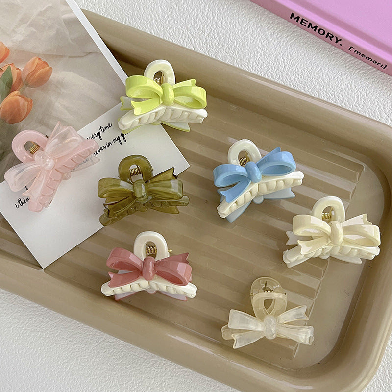 Mini Bow Hair Clip Set | Coquette Aesthetic Hair Clips | Tristar Boutique