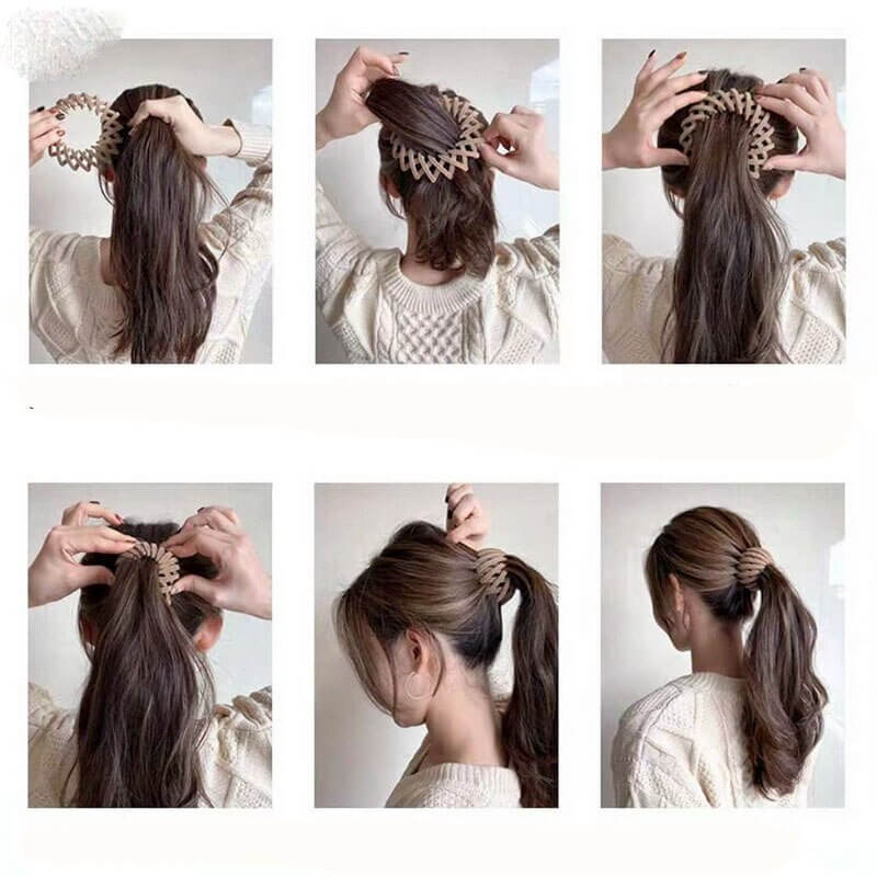 Magic Hair Clip - Create Endless Hairstyles with Unique Circular Hair ...