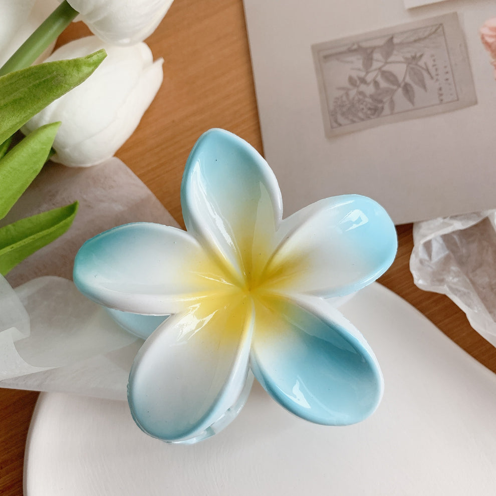 Tropical Flower Hair Claw Clip | Colorfu Floral Hair Accessories ...