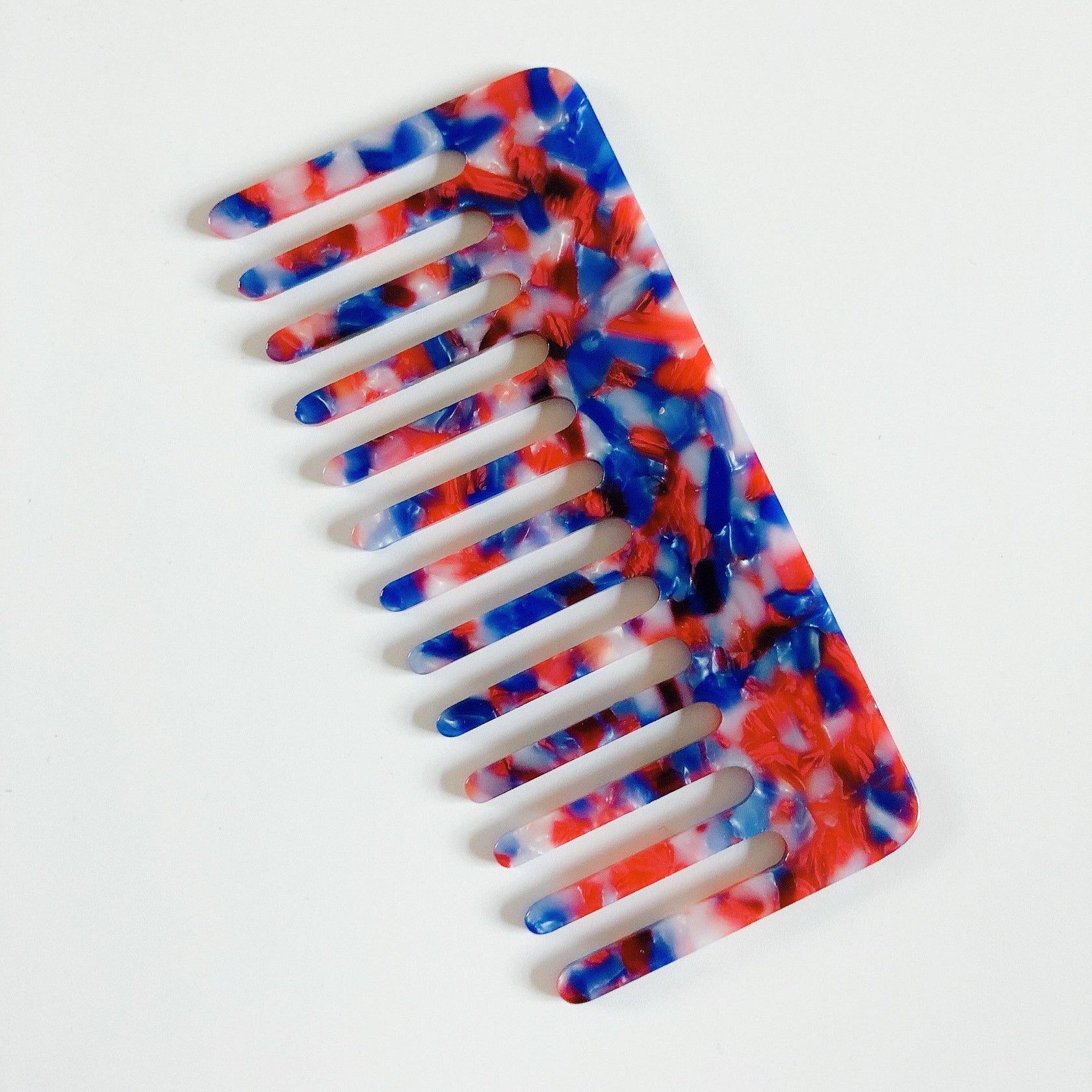 Marble Hair Comb | Anti-Static Wide-Tooth Detangler – Tristar Boutique