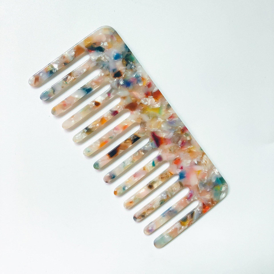 Marble Hair Comb | Anti-Static Wide-Tooth Detangler – Tristar Boutique