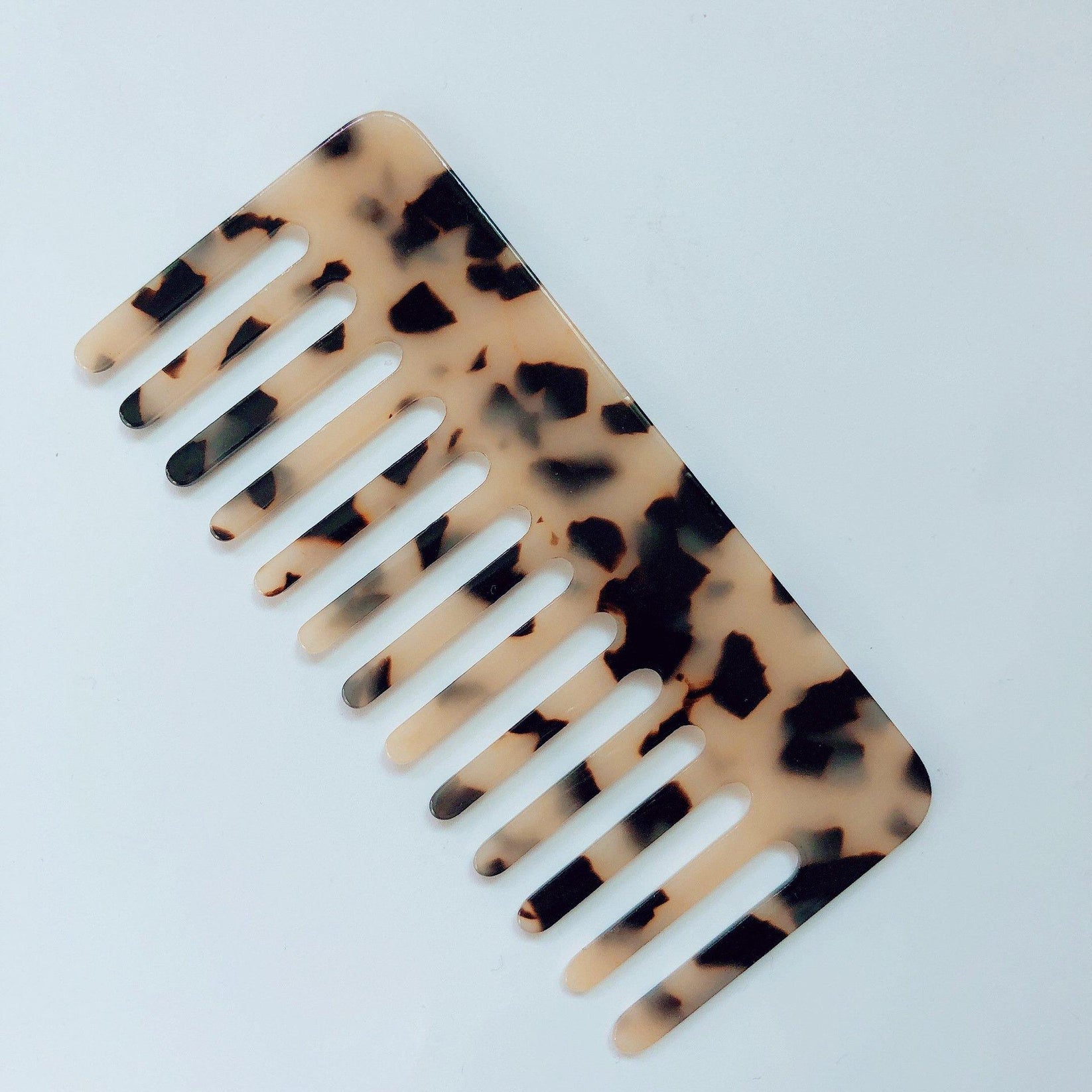 Marble Hair Comb | Anti-Static Wide-Tooth Detangler – Tristar Boutique