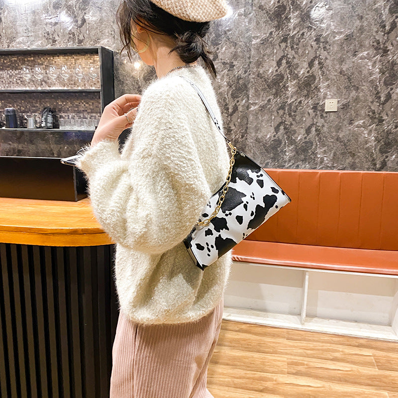 Cow Print Purse – Trendy & Functional Shoulder Bag – Tristar Boutique