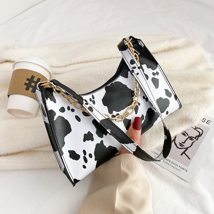 Cow Print Purse – Trendy & Functional Shoulder Bag – Tristar Boutique