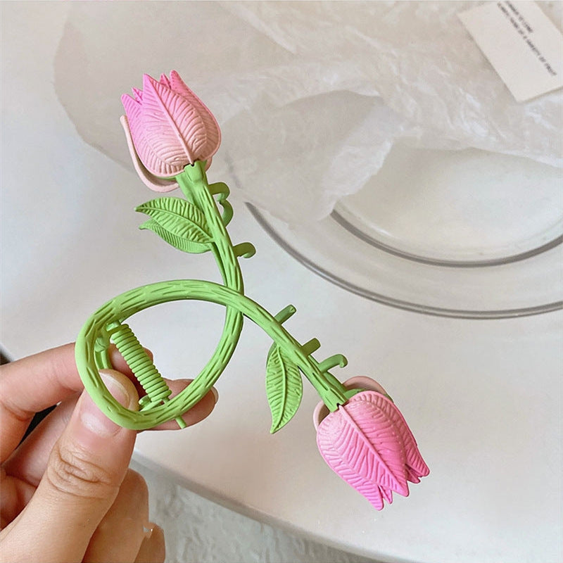 Tulip Flower Clap Clip – Tristar Boutique